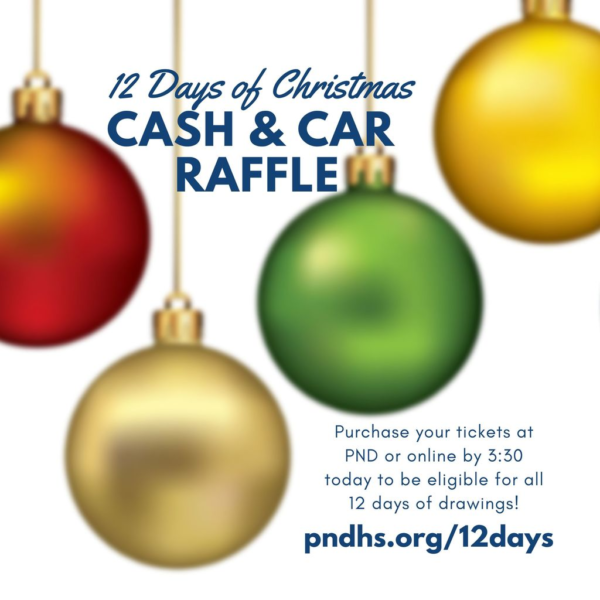 12 Days of Christmas Cash and Car Raffle – PNDHS