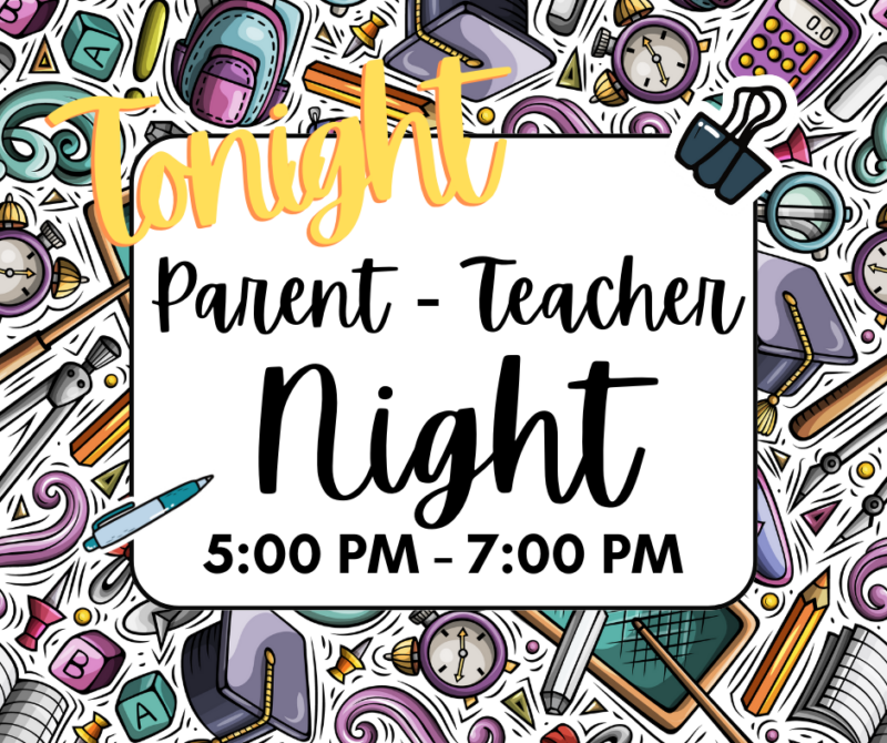 Join us tonight, for Parent-Teacher Night – PNDHS