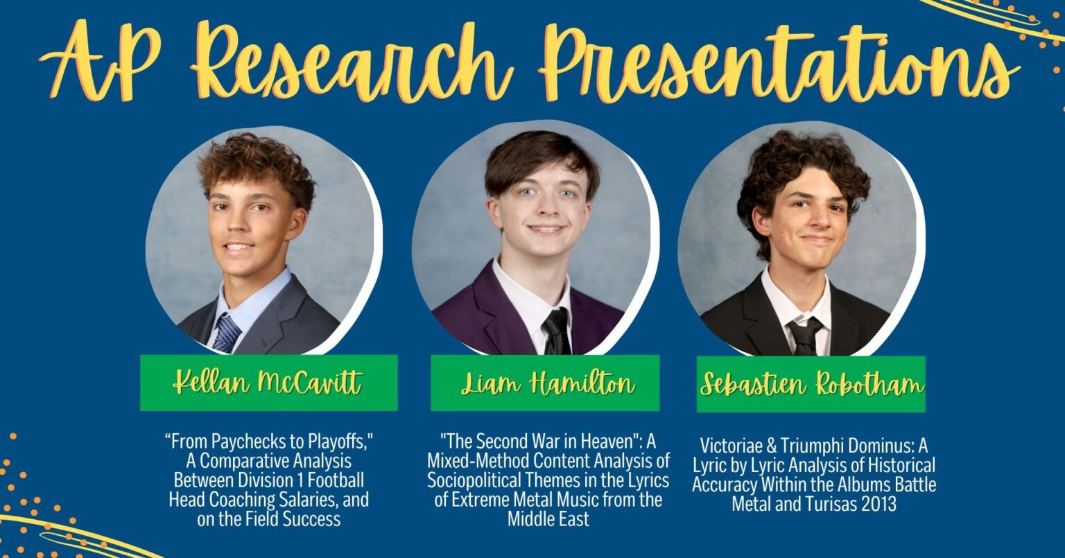 AP Research Presentations Part 1 – PNDHS